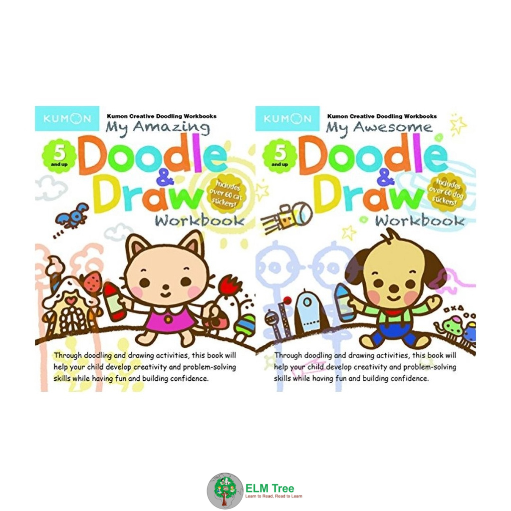 My Awesome/Amazing Doodle and Draw Workbook (Kumon) | Shopee Singapore