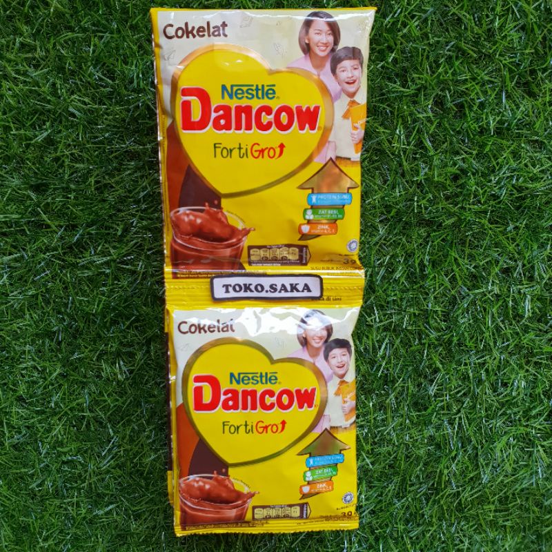 Dancow Fortigro Chocolate Sachet - Dancow Chocolate Milk | Shopee Singapore
