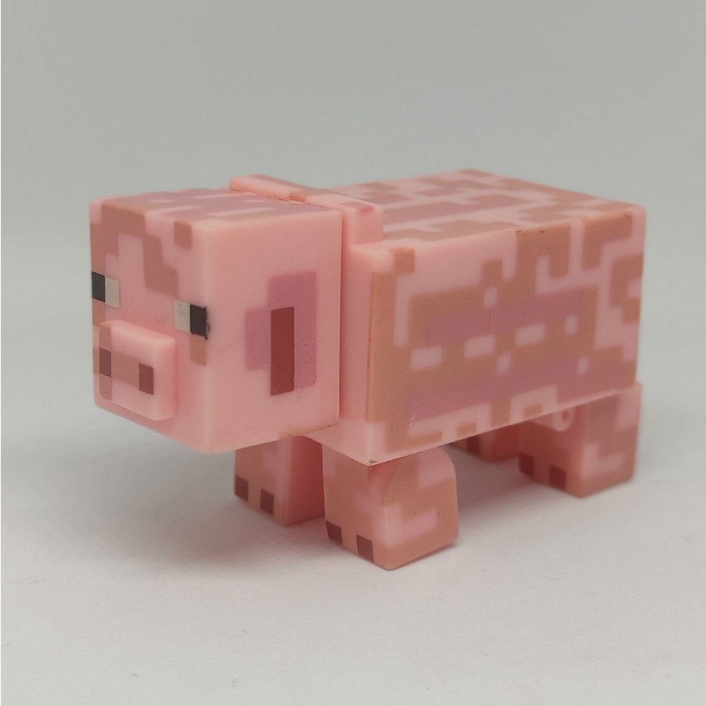 Authentic mojang minecraft pig mini figure | Shopee Singapore