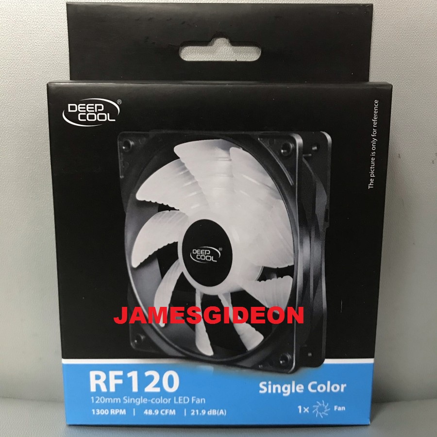 Fan Case DeepCool RF120 LED Fan Casing 12Cm Single Color RF120W WHITE ...