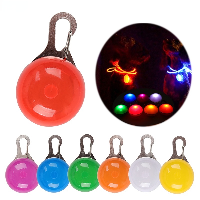 Night Safety LED Flashlight Pet Pandent Glow In The Dark Bright Pets ...