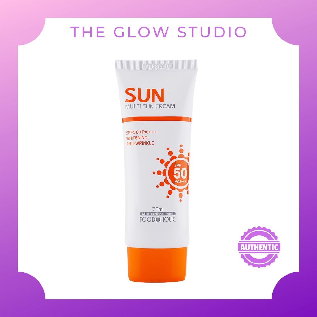 Foodaholic Multi Sun Cream SPF50+ PA+++ 70ml | Shopee Singapore