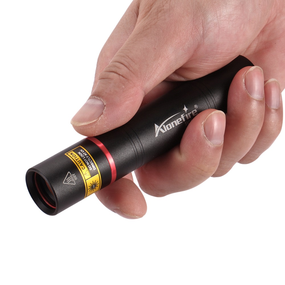 AloneFire SV16 365NM 5W UV Flashlight Light USB Rechargeable LED ...