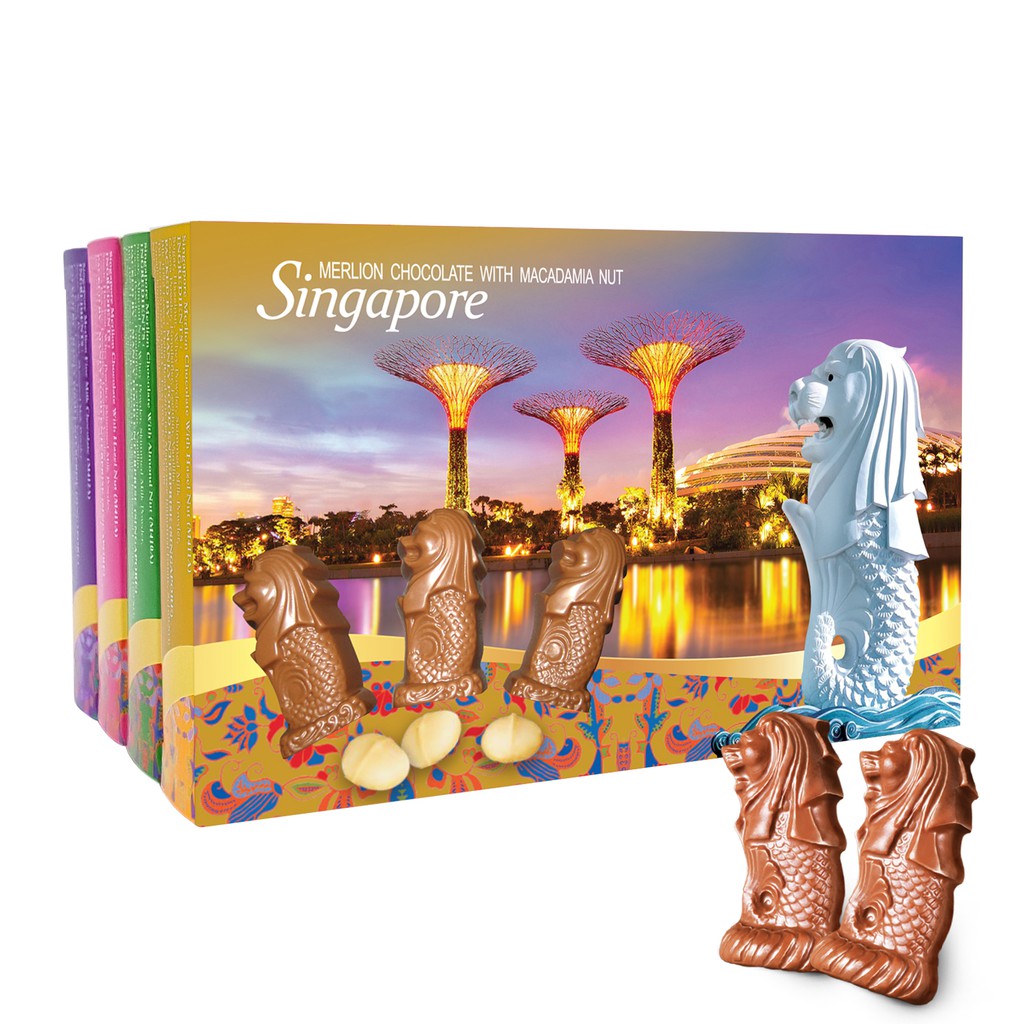 (4 in 1) Singapore Merlion Assorted Chocolate 200g | Shopee Singapore