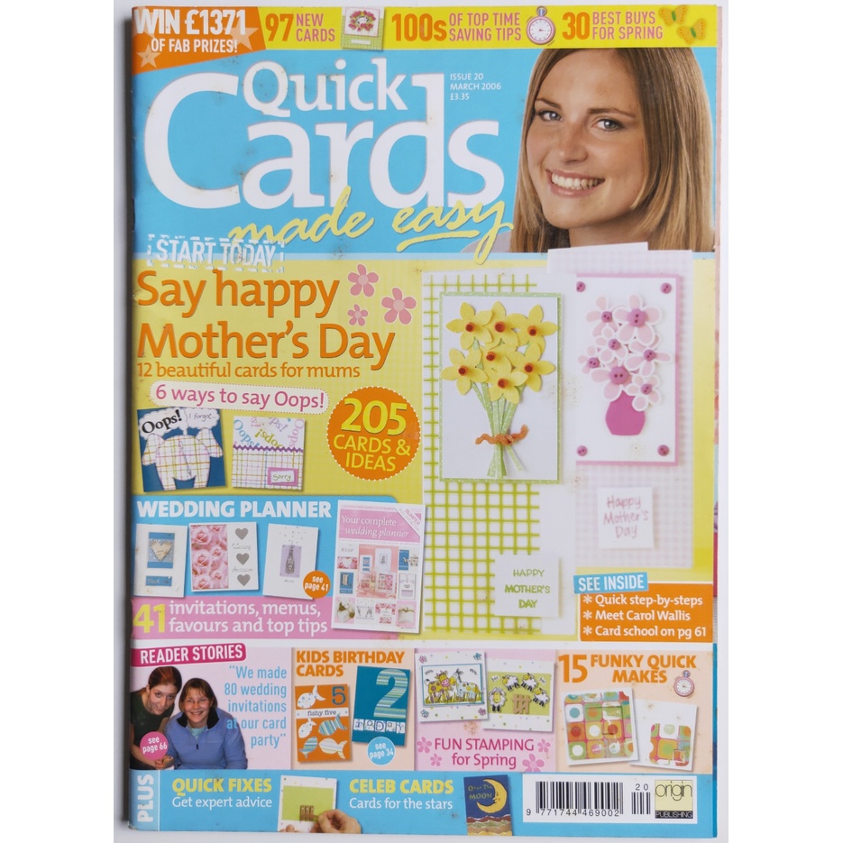 [USED] [QC 020] Quick Cards Made Easy UK (Papercraft Magazine) | Shopee ...