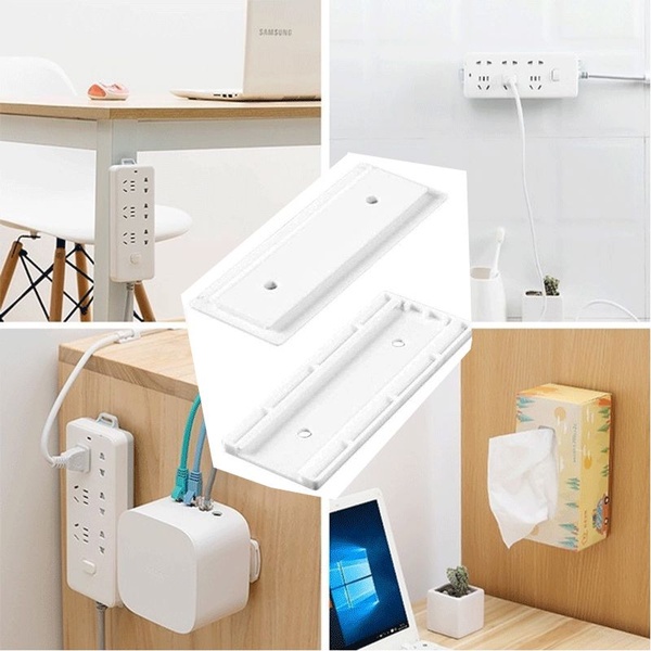 3 Pcs Power Strip Holder Punch-free Hanging Tool Holder Home-Free ...