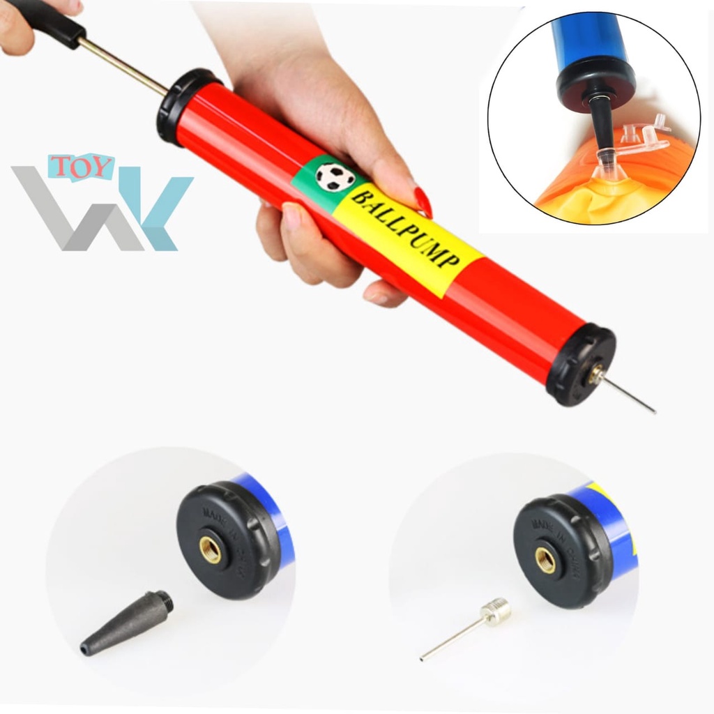 Mini Soccer Ball Pump PVC Plastic Hand Pump For Balls Inflator For ...