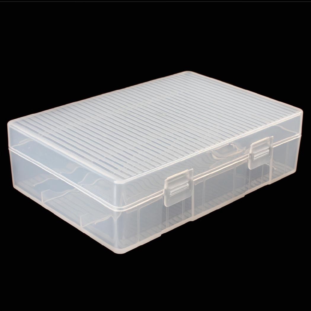 Plastic Case Holder Storage Box for 4 x 26650 Batteries | Shopee Singapore