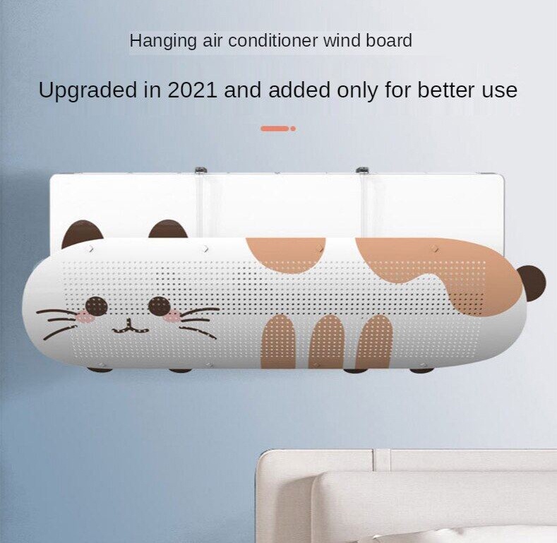 Aircon Deflector Wind Spread Air Conditioner Windshield Deflactor Cover ...