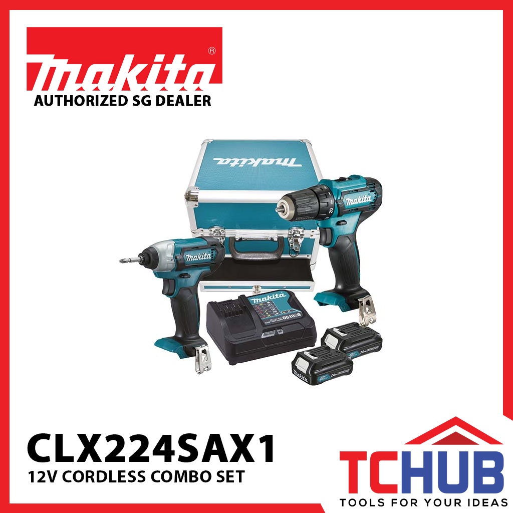 Makita CLX224SAX1 12V Combo Set (DF333D + TD110D) | Shopee Singapore