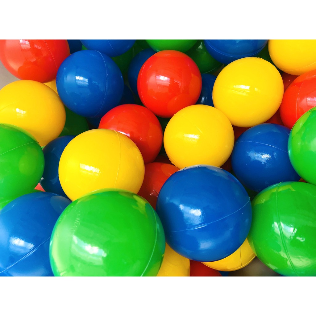 J-Kidz Joyful Balls - 100 pieces colour ball pit balls, suitable for ...