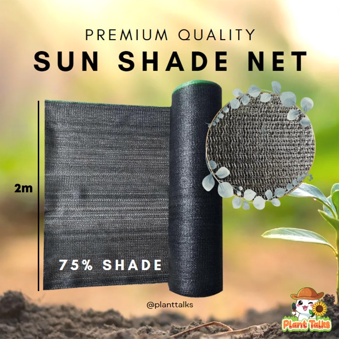Plant Talks Premium Black Sun Shade Net for Plants 60% Sun Netting Anti ...