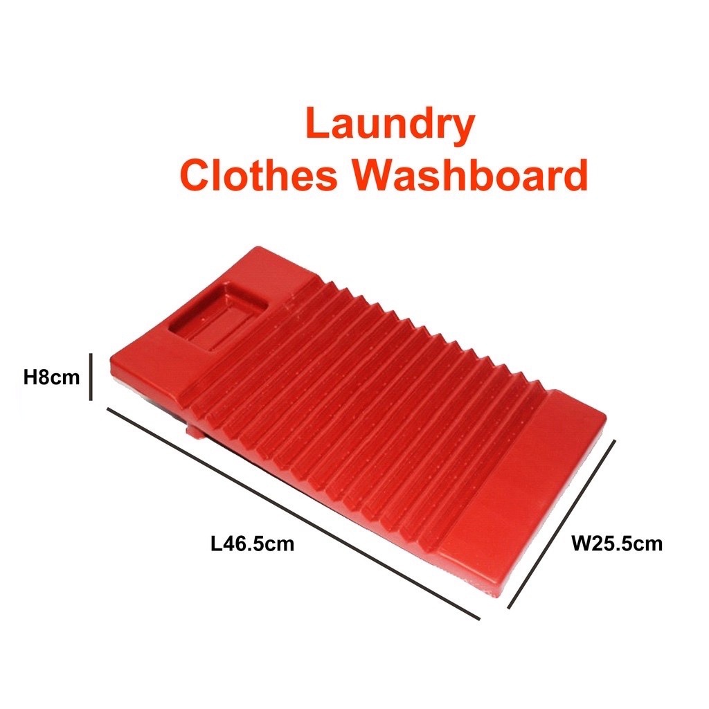 CSK 812 Anti-Slip Plastic Laundry Washing Clothes Board Washboard Papan ...