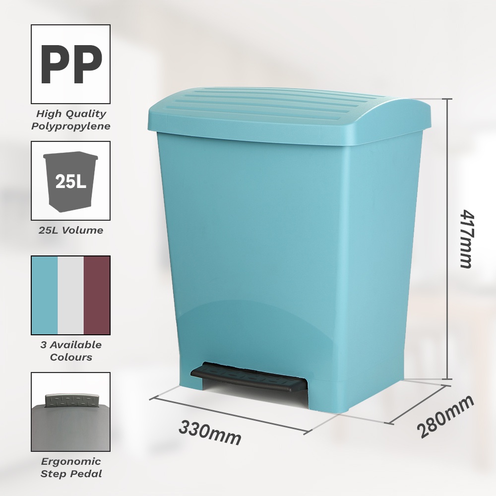 TATAY High Quality Step Bin / Office / Home / Kitchen / Toilet / Step ...