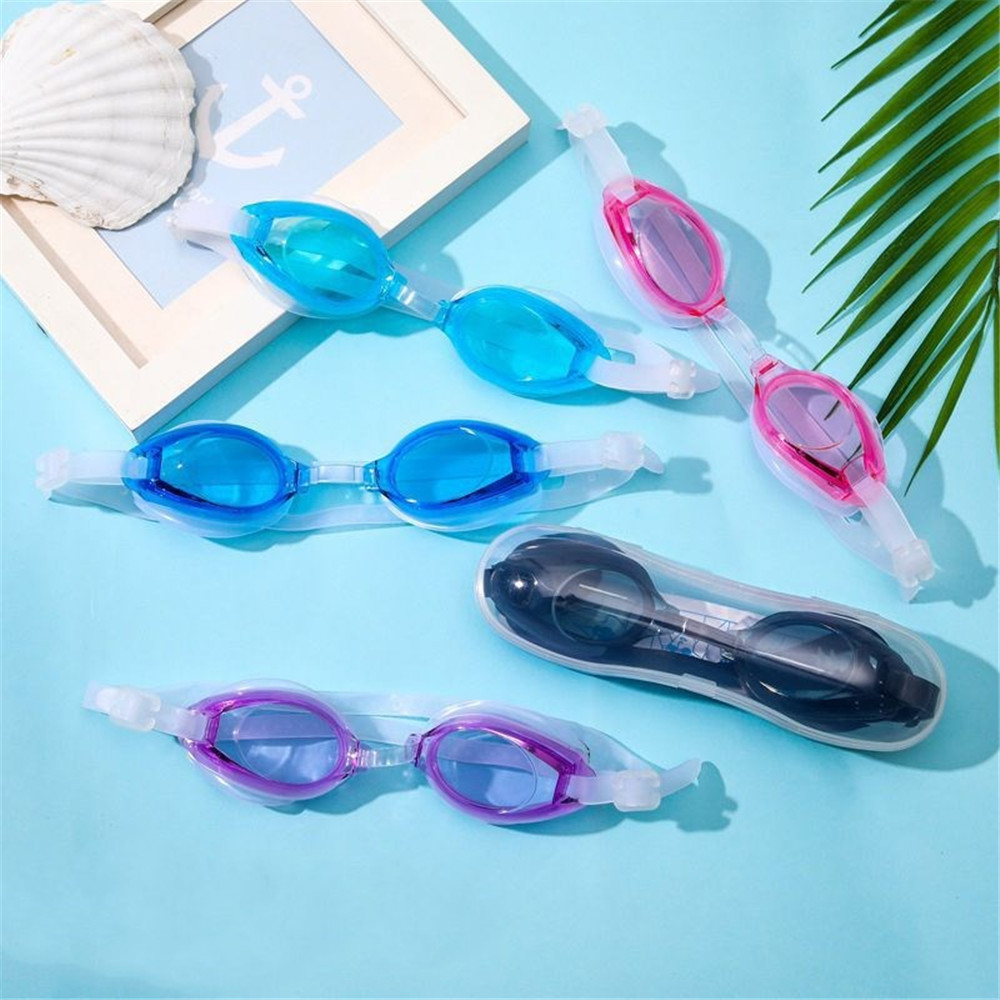 3-14 Years Anti-fog HD Kids Baby Swimming Goggles with Earplugs ...