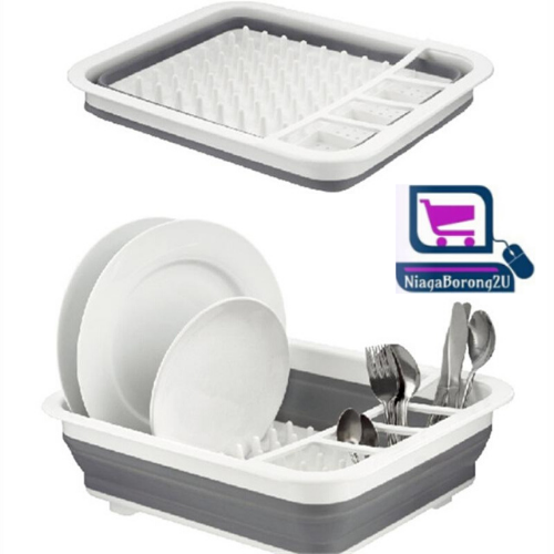 Foldable Kitchen Drainage Rack Universal Bowl Racks Collapsible ...