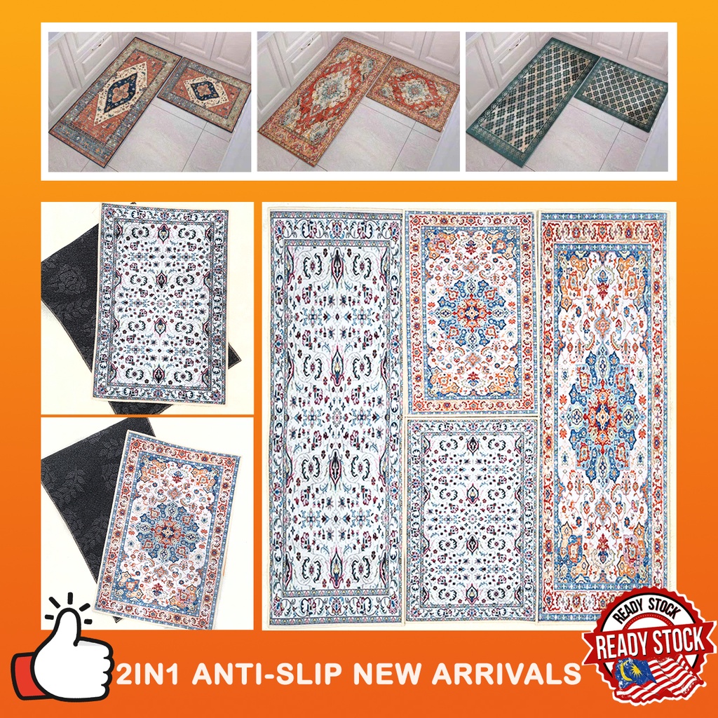 Hot Designs!!Anti slip kitchen mat/ Water proof Velvet Kitechen mat ...