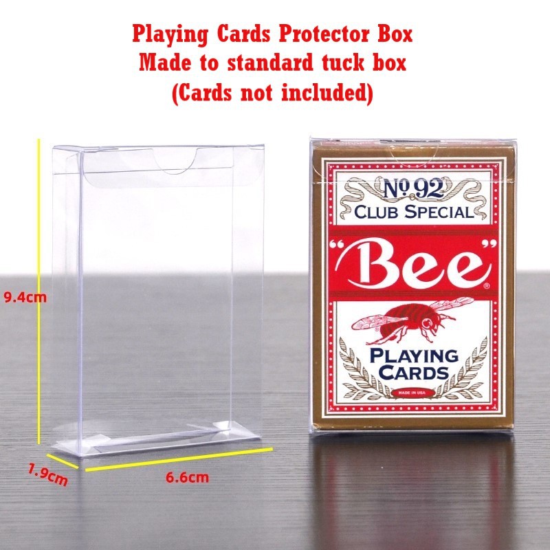Playing Cards Protector Air box X 10 | Shopee Singapore