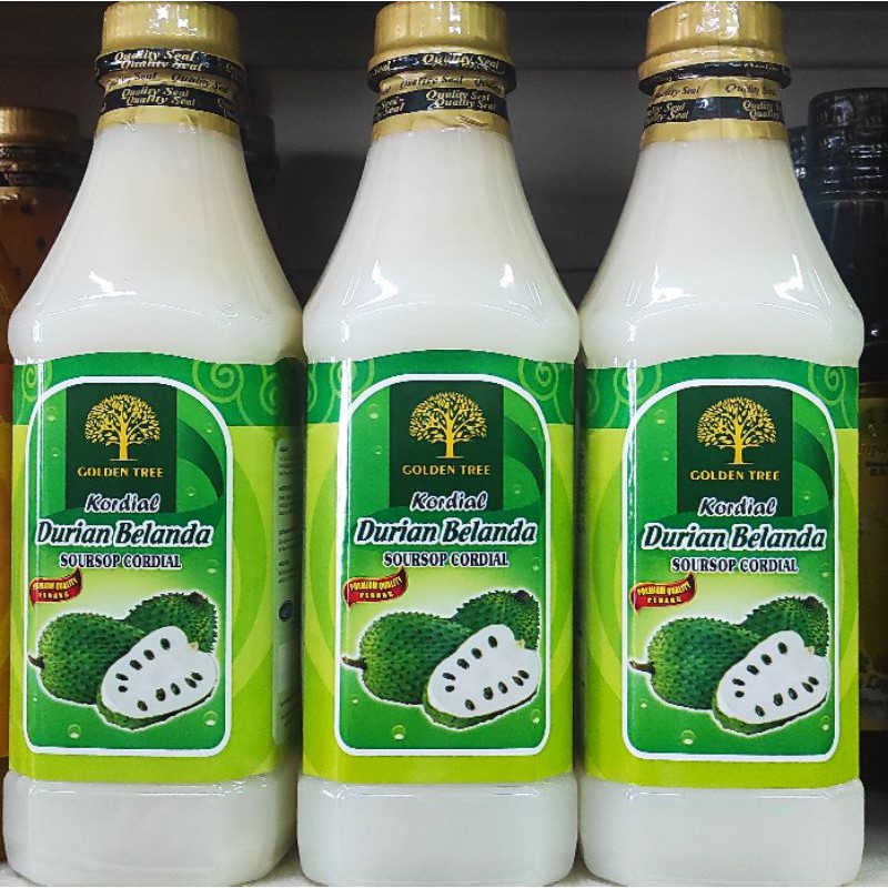 (Premium Grade)GOLDEN TREE SOURSOP CORDIAL/ DURIAN BELANDA JUS/红毛榴莲汁 ...