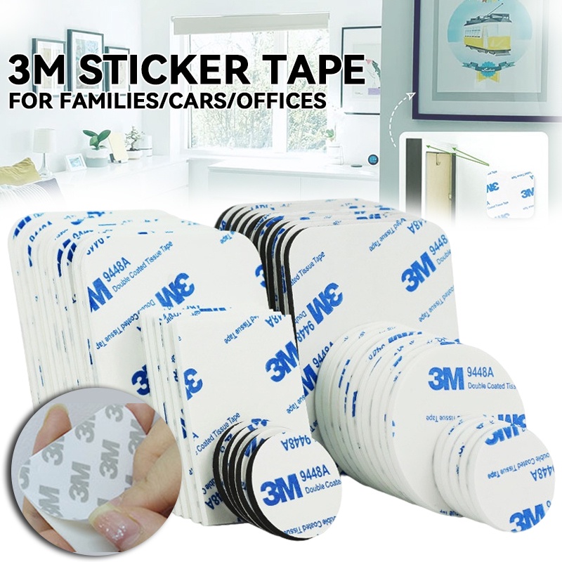 3M Double Wall Sticker Pad Acrylic Foam Tape Families And Offices Two ...