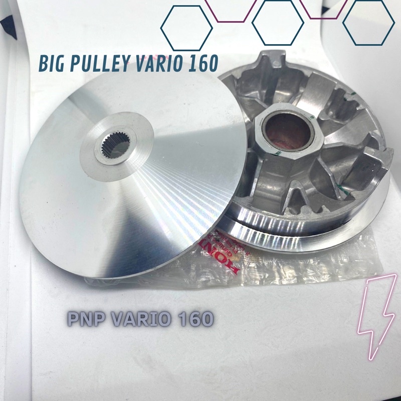 Big pulley house roller vario 160 pully lathe pcx 160 face comp face ...
