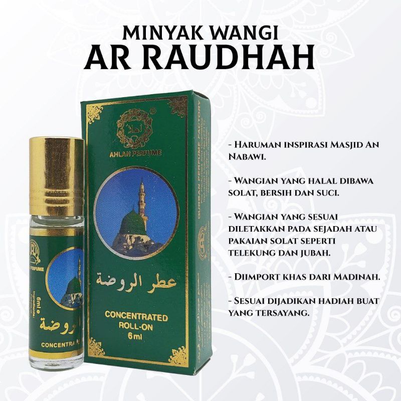 MINYAK WANGI RAUDHAH MADINAH POSTAGE TODAY USTAZ IZAN Perfume Perfume ...