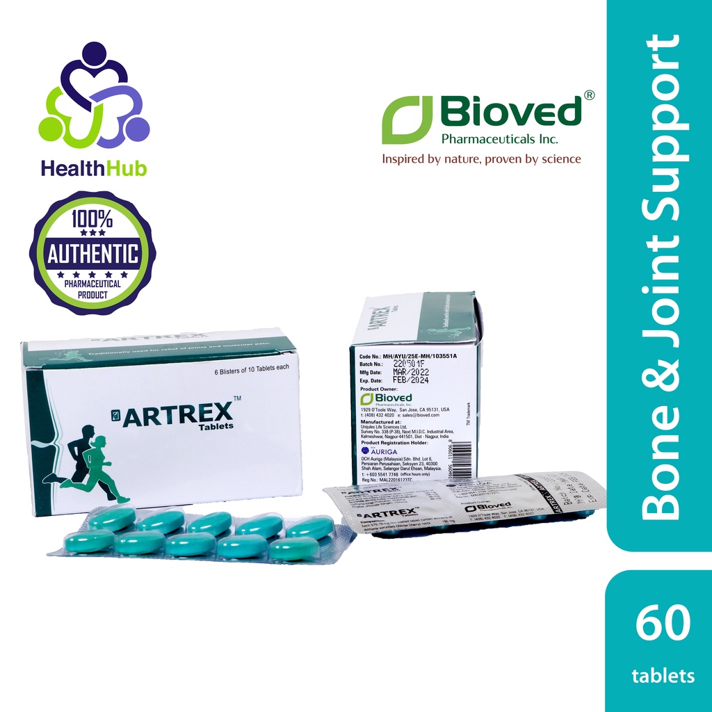 [Healthhub]Artrex Tablet 6 x10's (60's) | Shopee Singapore