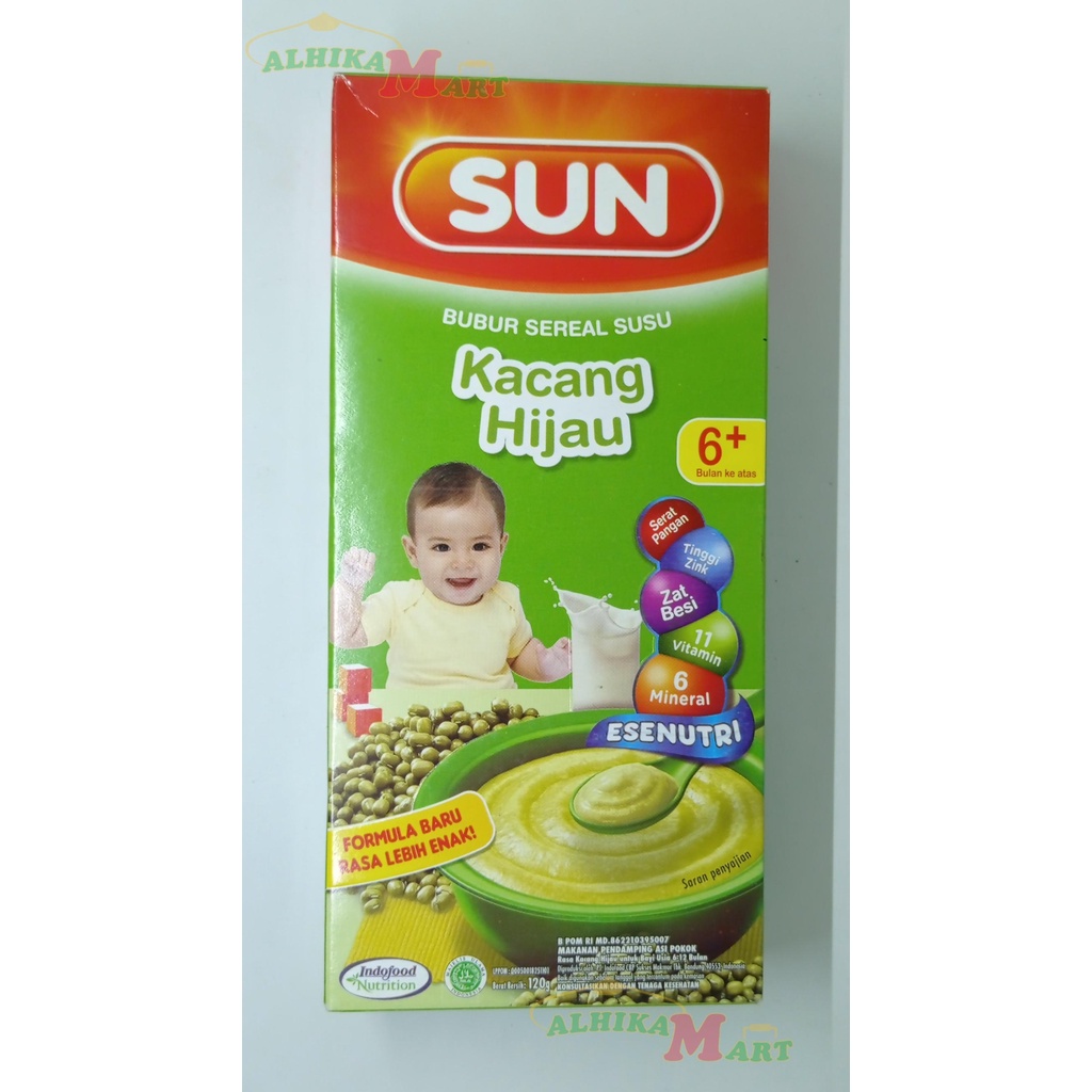HIJAU Sun Green Bean Milk Cereal Porridge Net 120g | Shopee Singapore