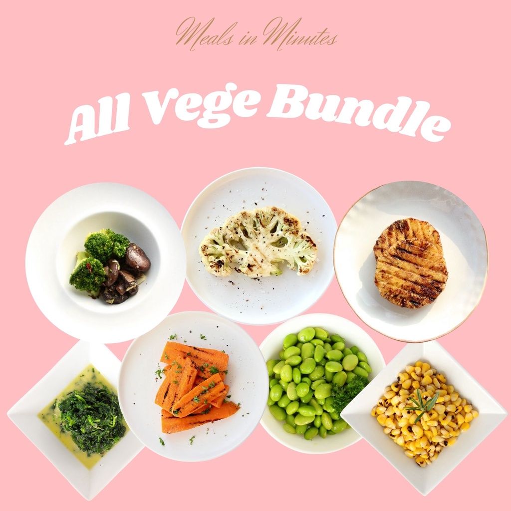 [Meals In Minutes] All Vege Bundle (2x7 Vege Portions) | Shopee Singapore