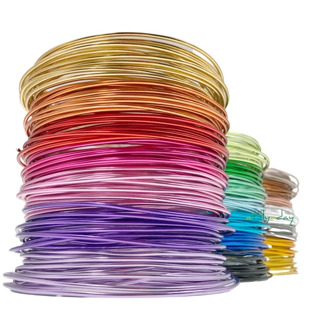 Aluminium Wire for Air Plant & Handicraft | 1mm 1.5mm 2mm colorful ...