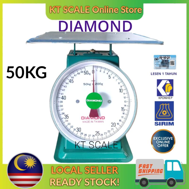 30kg 50kg 60kg diamond spring scale | Shopee Singapore