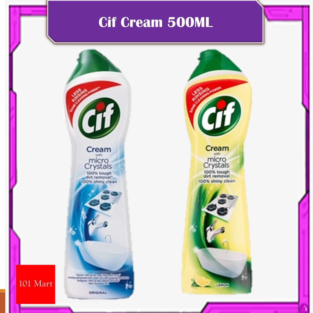 Cif Cream Multi Surface Cleaner, 500ml[Min] | Shopee Singapore