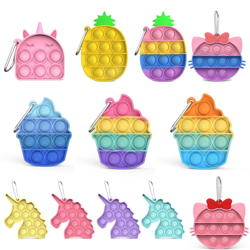 [50 modles] NEW Fidget Toy Pop It POP IT Unicorn Push Pop Fidget It ...