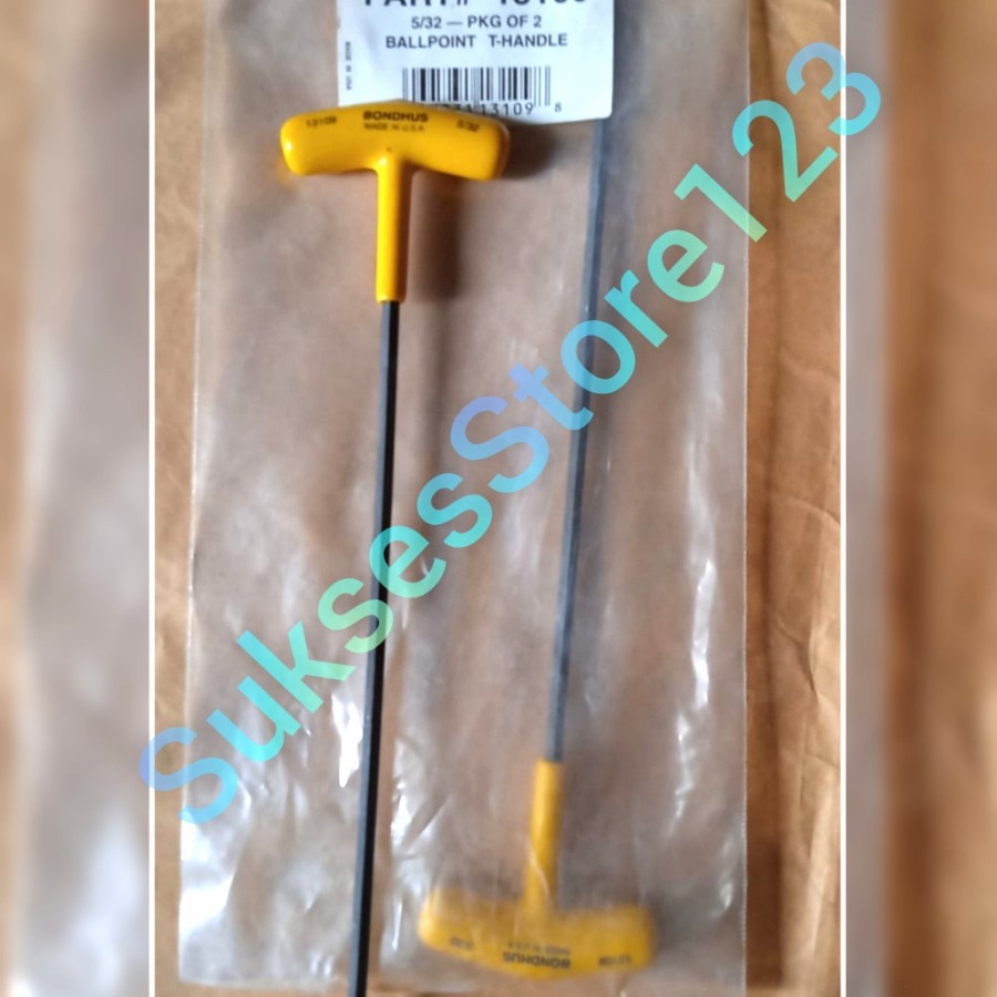 L Key Model T Hex Key Ballpoint T Handle Inch Bondhus USA | Shopee ...