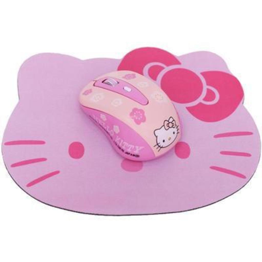 Hello Kitty Wired Mouse 3D Cartoon Pink Cute Mouse Ergonomic 1600 DPI ...
