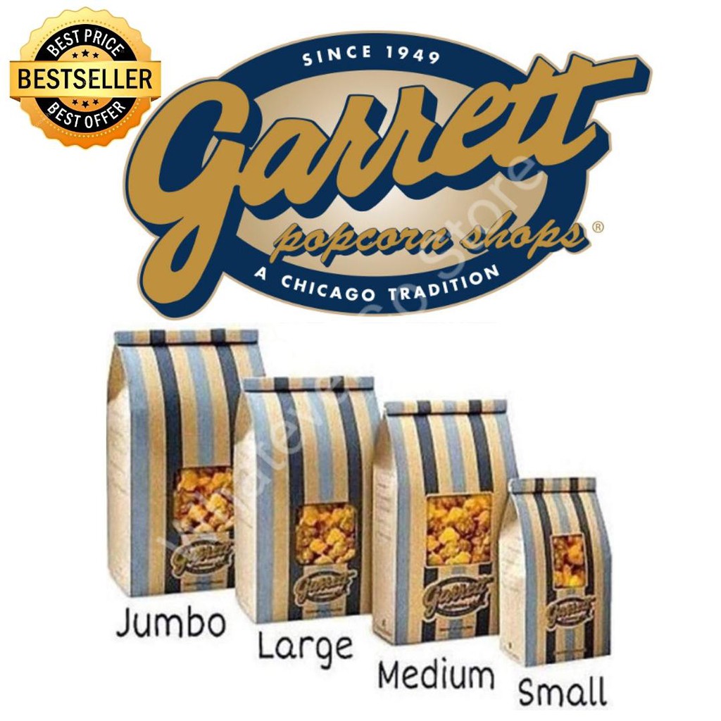 (HALAL) GARRETT POPCORN FRESH WITH PAPERBAG WITH AIRLOCK (COOK AND POST ...