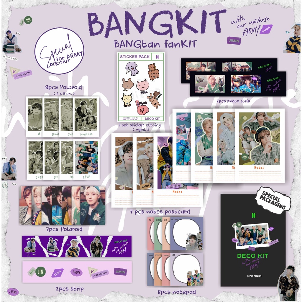 Bts Fankit BANGKIT Bangtan Fankit Special for ARMY Jungkook Jimjin ...