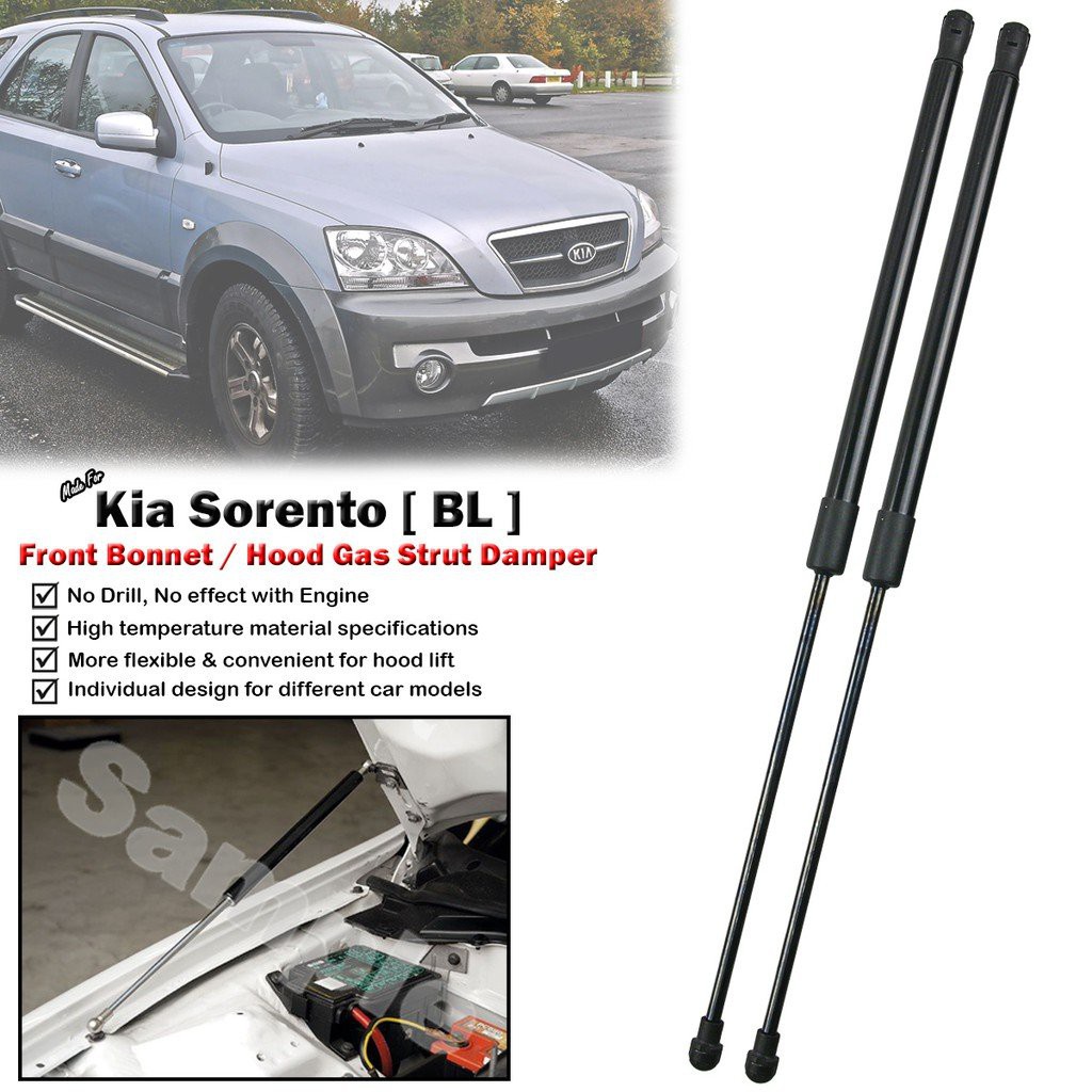 Front Bonnet Hood Damper Absorber For Kia Sorento 2002-2009 Sorento BL ...