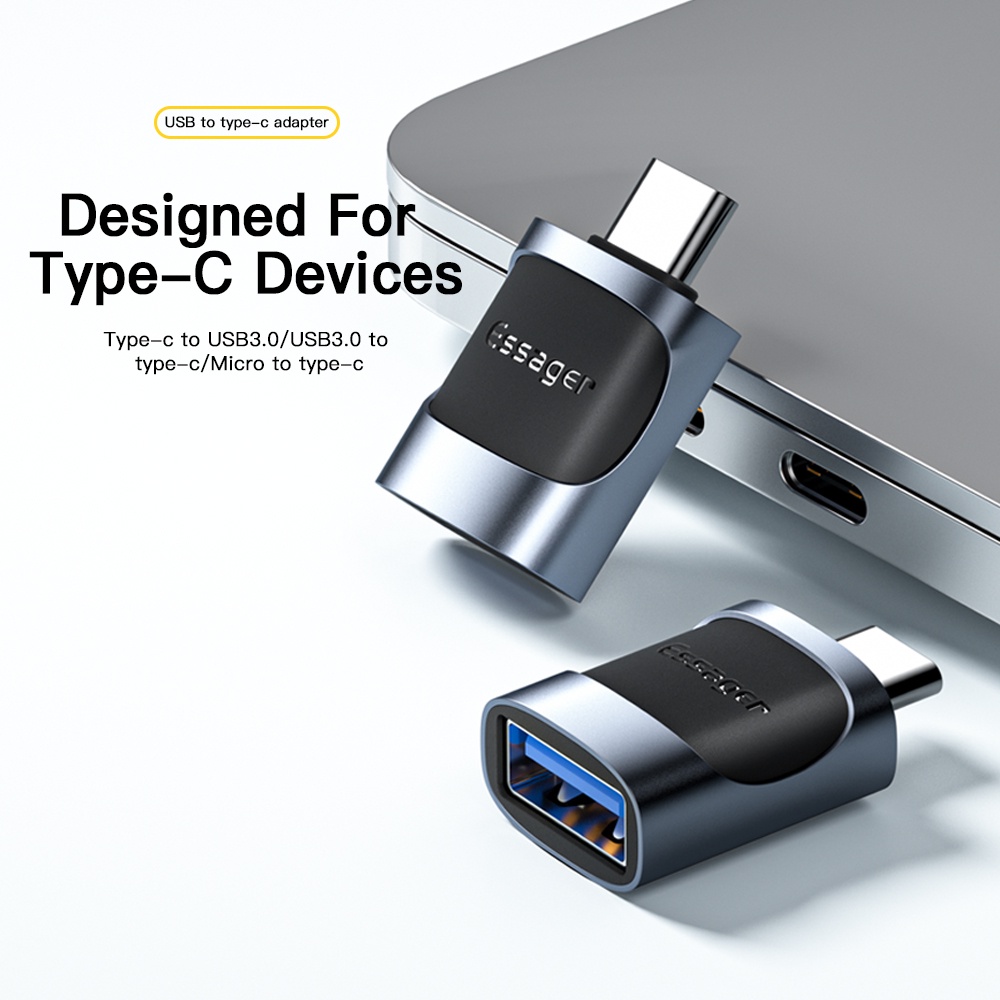 Essager USB To Type C Mirco To Type C Type C To USB OTG Converter Type ...