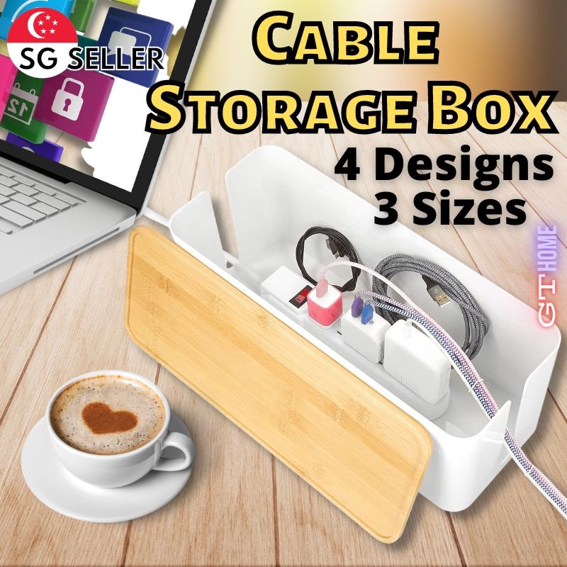 Cable Storage Box Organizer Cable Management Box Keep Your Power and ...