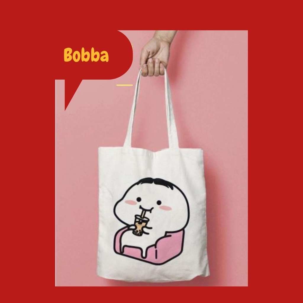 [Ready Stock] QUBY CUTE PENTOL / CUTE ANIMAL Tote Bag | Shopee Singapore
