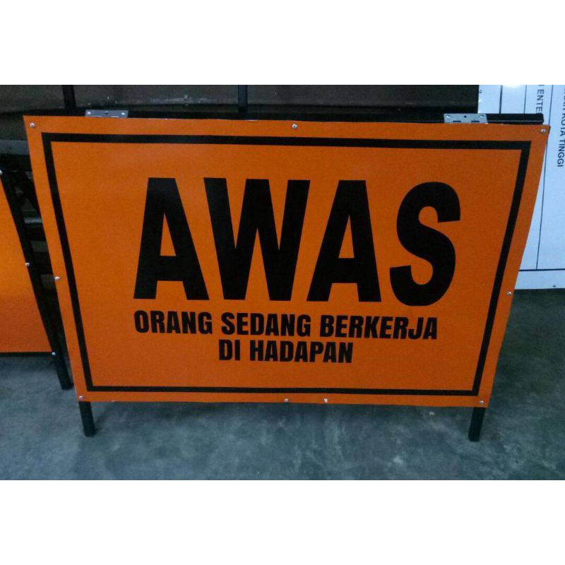 Warning Sign Board/V-STAND Sign Board/Warning SIGNBOARD | Shopee Singapore