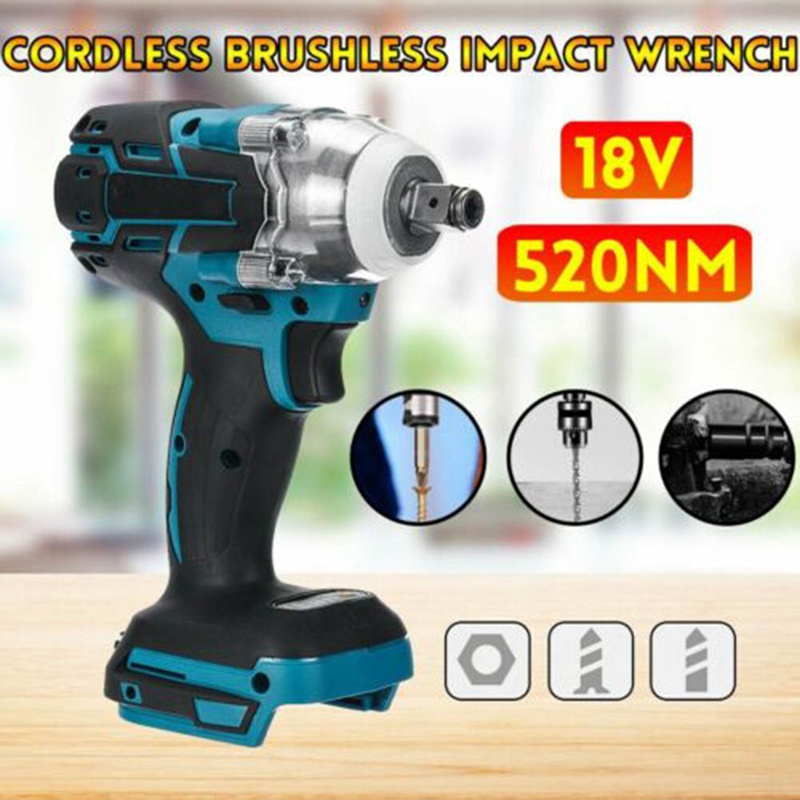Cordless Electric Impact Wrench Brushless Multi-function 2 In 1 (not ...