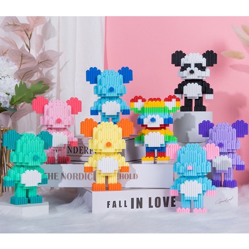 [SG] Small Bear Bricks Nano Building Blocks DIY Puzzle Block Birthday ...