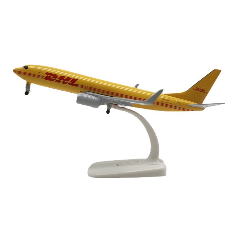 [20CM] Transport Aircraft Model DHL 737 (Air Craft Metal Model) With ...