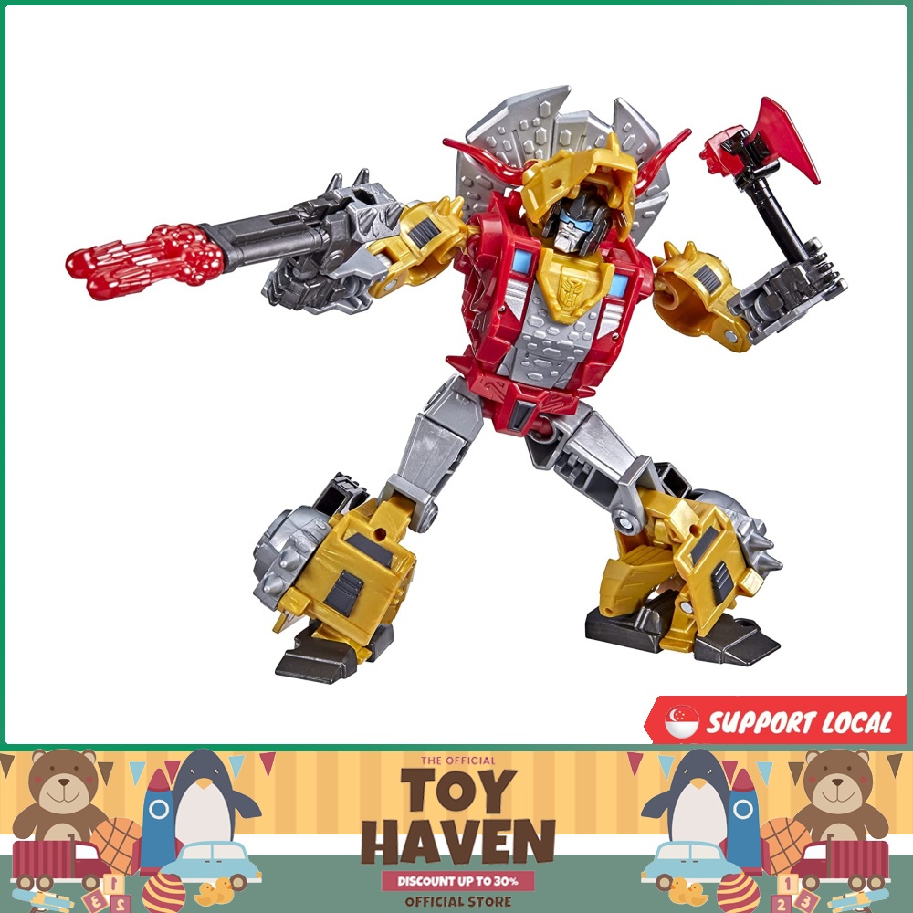 [sg stock] Transformers Bumblebee Cyberverse Adventures Toys Deluxe Class Dinobot Slug, Blaster ...