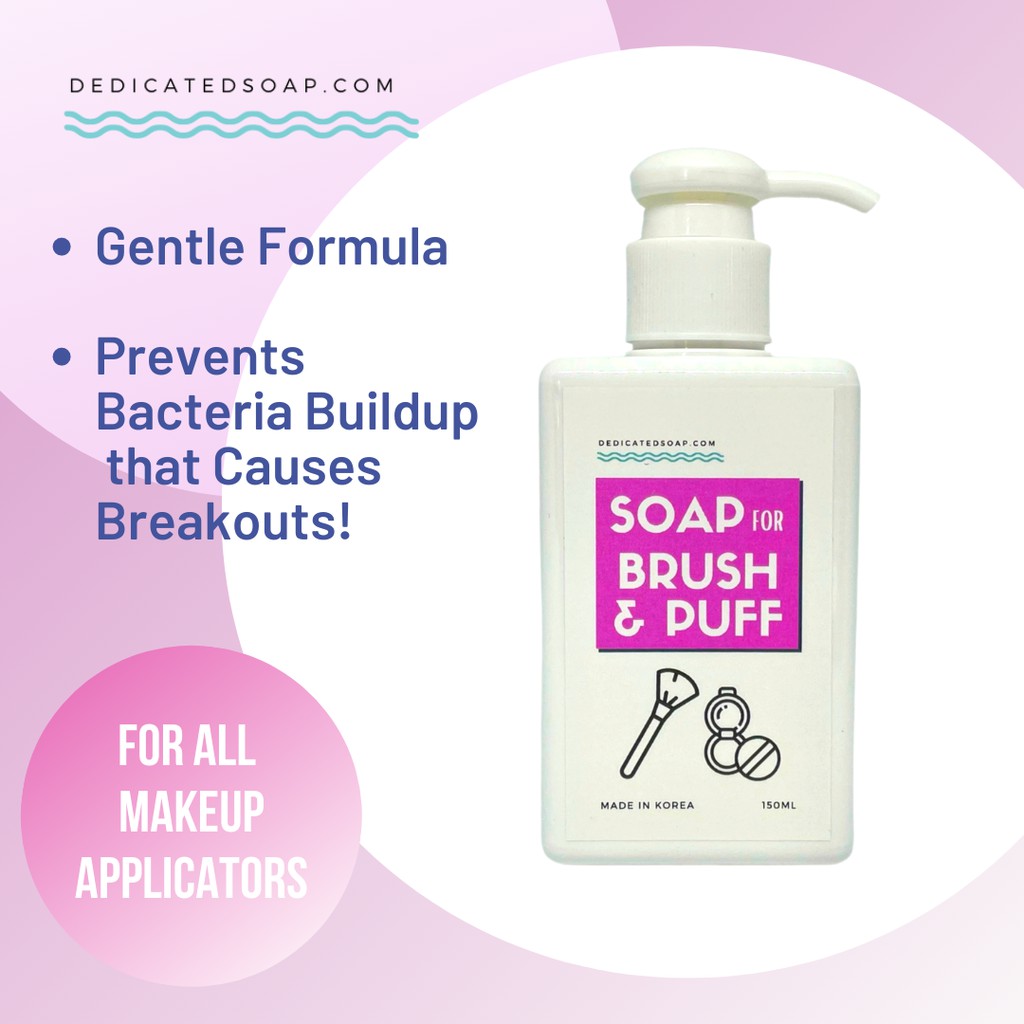 Soap For Brush & Puff | Clean and Sanitize All Makeup Applicators with ...