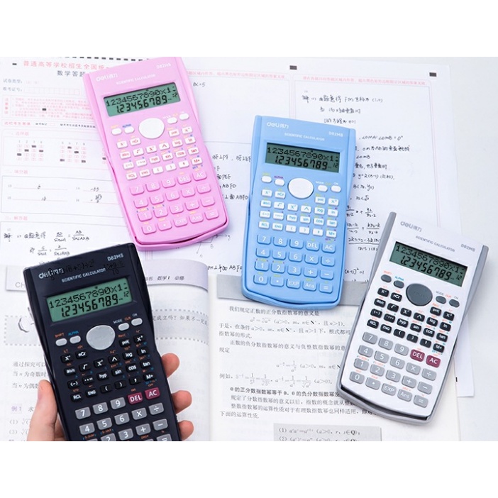 Deli Scientific Calculator Problem-Solving With Slide Cover 240 ...