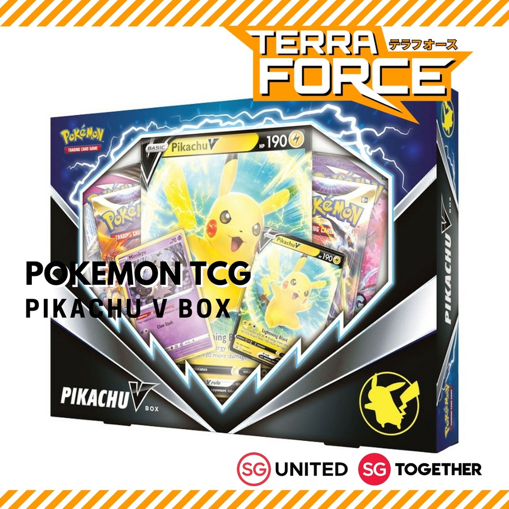 Pokémon TCG: Pikachu V Box | Shopee Singapore