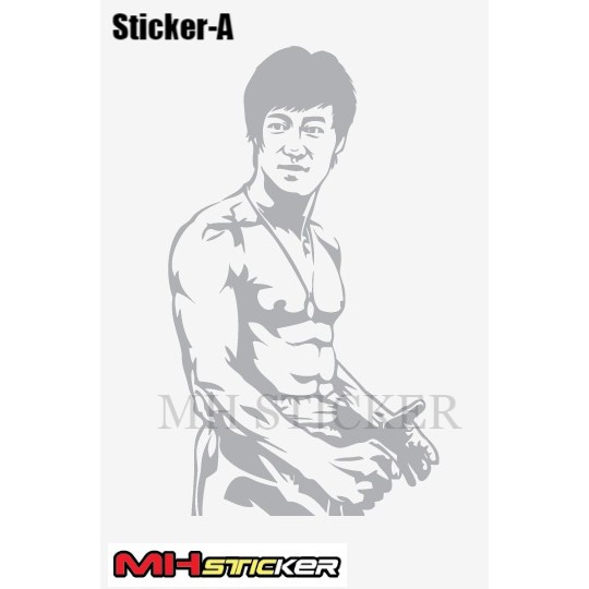 Bruce Lee Vinyl Cutting Stickers (Car / Motor / Wall) | Shopee Singapore